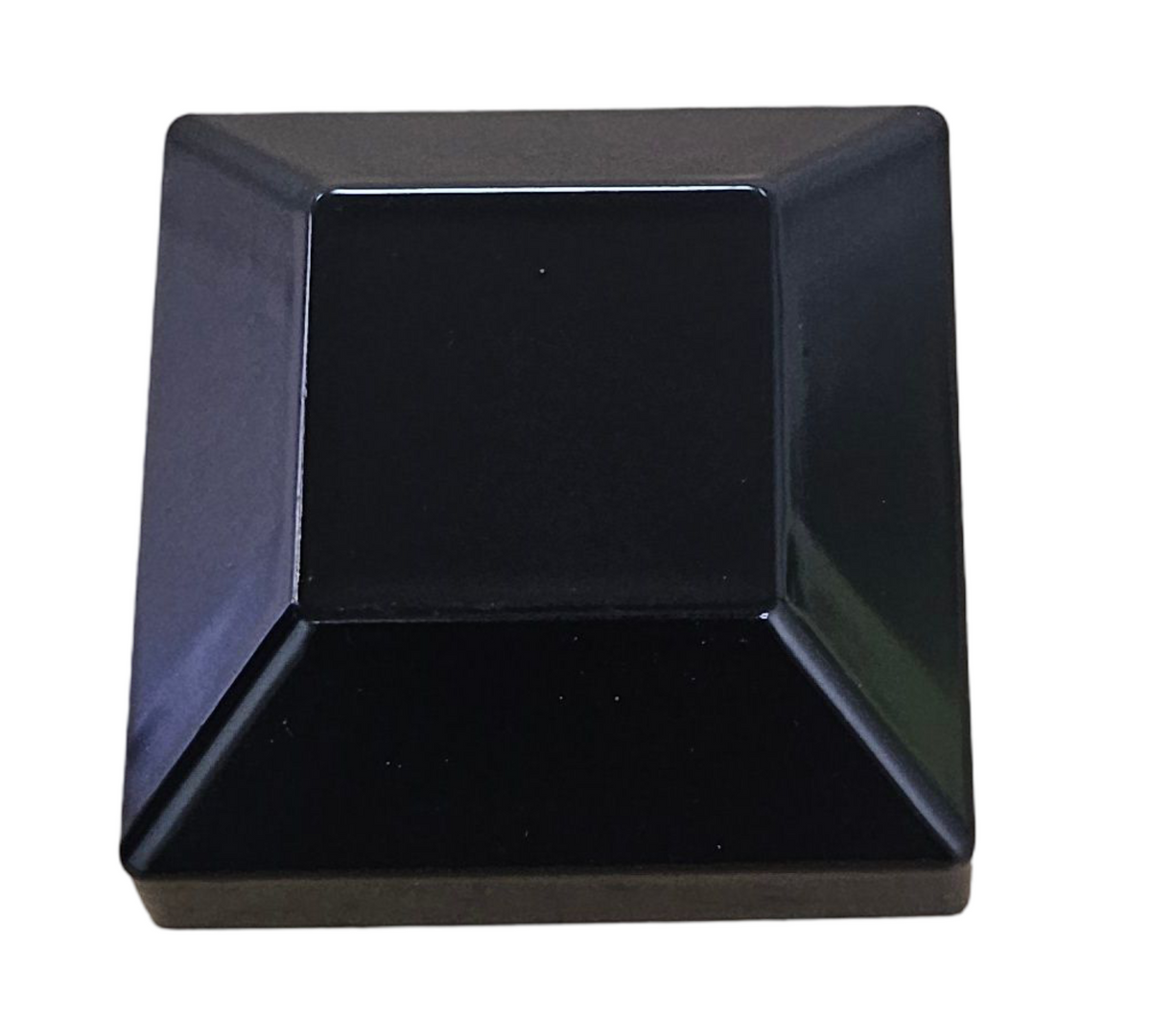 Aluminium Post With Base & Cap 65x65mm Dia Satin Black – UFENCEIT