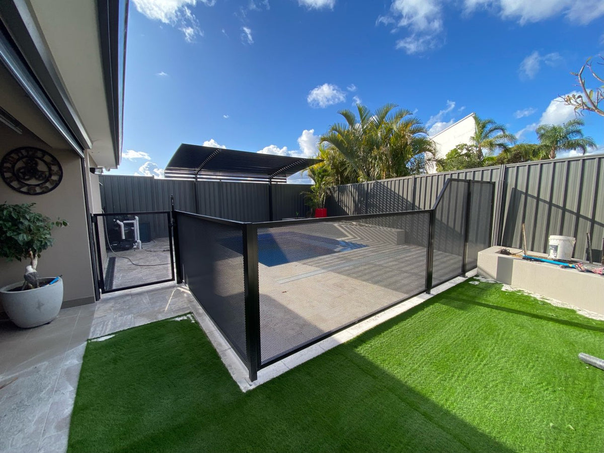 Perforated Pool Panel 2.4 Meter KIT – UFENCEIT