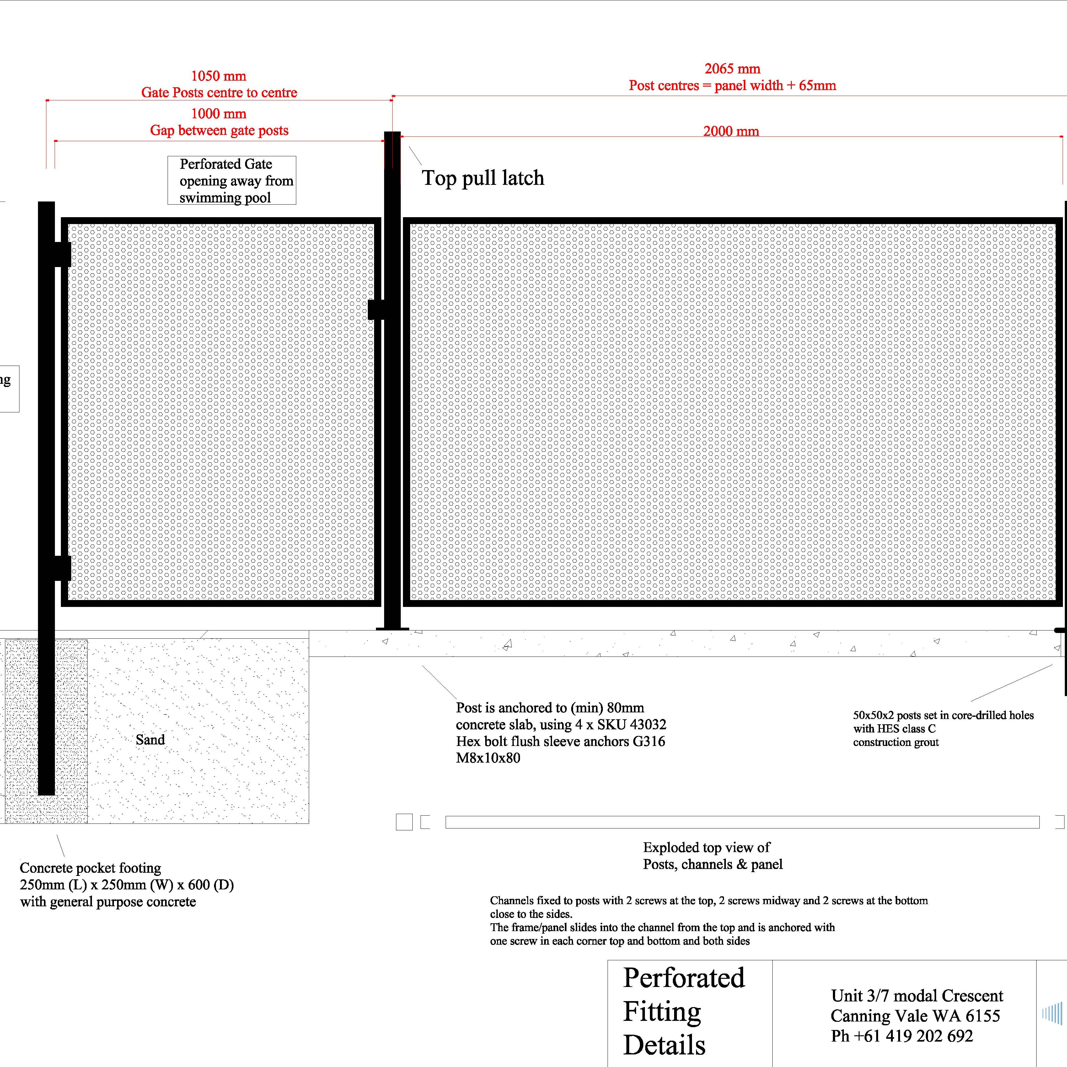 Perforated Pool Fence Suppliers Perth, WA | Mesh Pool Fencing Solutions ...