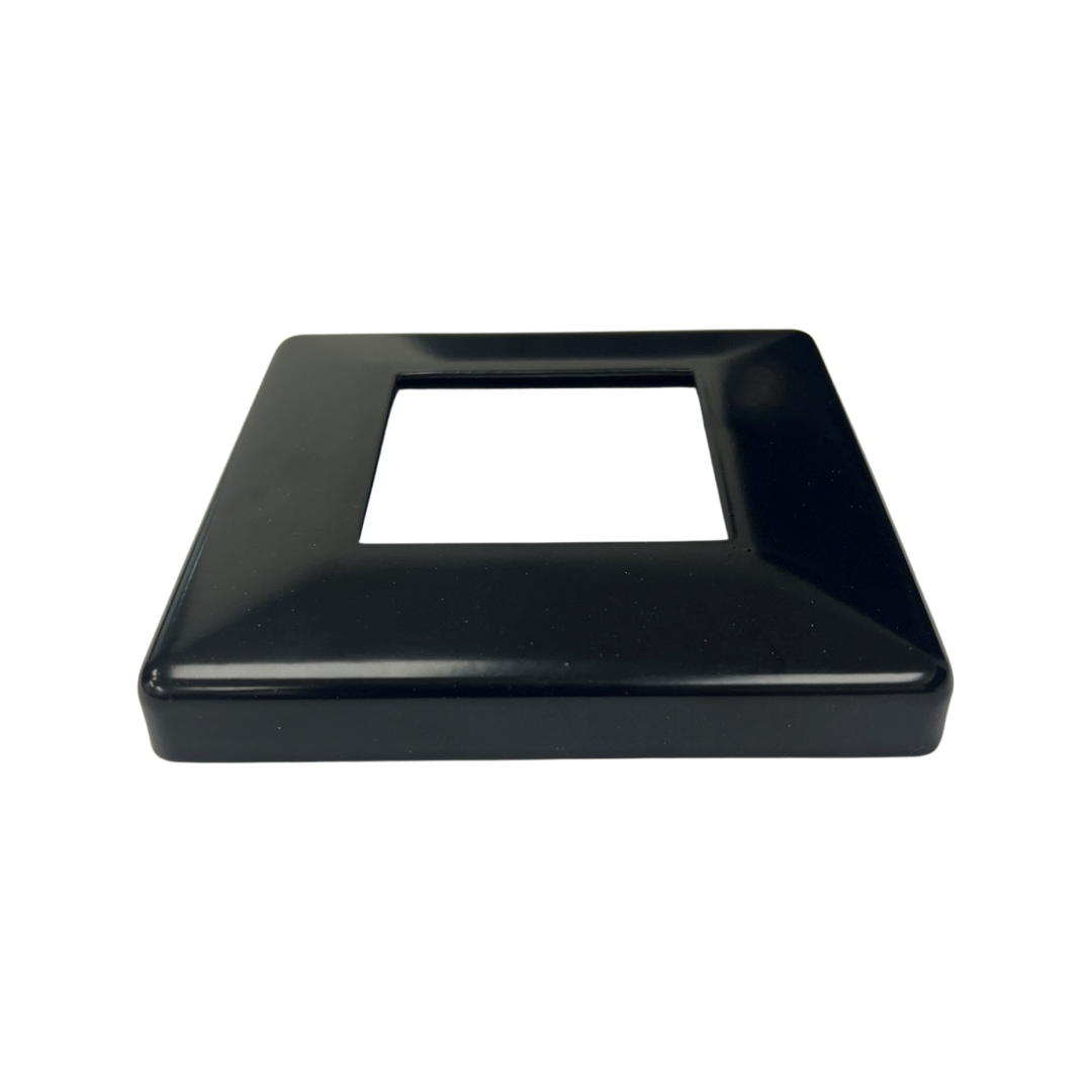 Aluminium Post Base Cover 50x50 Satin Black – UFENCEIT