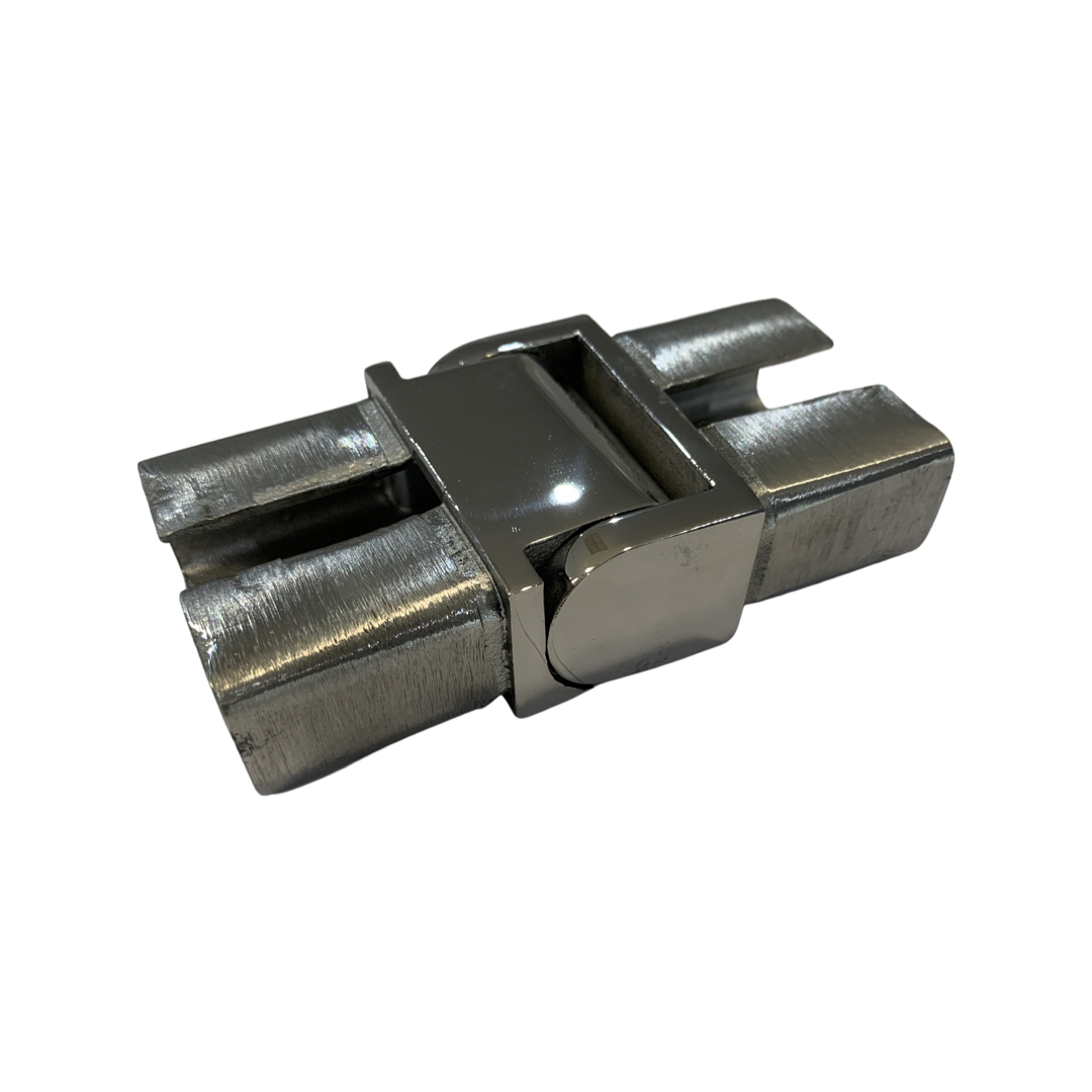 50x25 Slotted Adjustable Vertical Inline Joiner G316 Stainless Steel ...